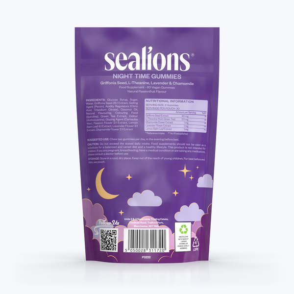 Night Time Gummies | £7 for 30 Days Supply – Sealions